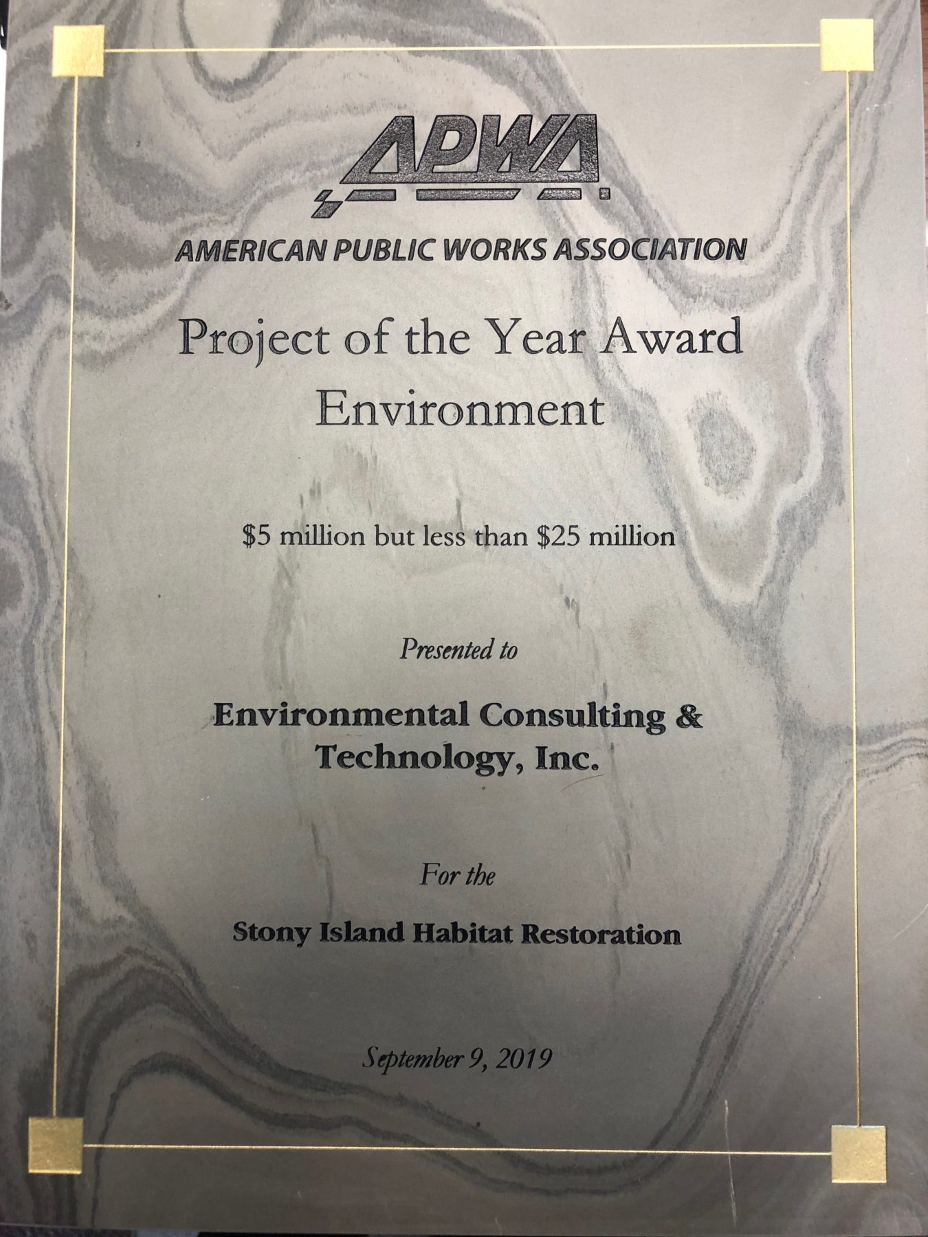 APWA Public Works Project of the Year » Environmental Consulting ...